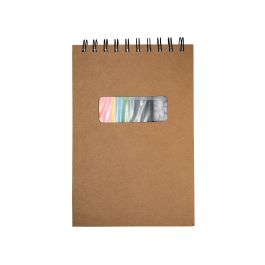 Prime Line TY510 Notebook With Colored Pencils - NATURAL